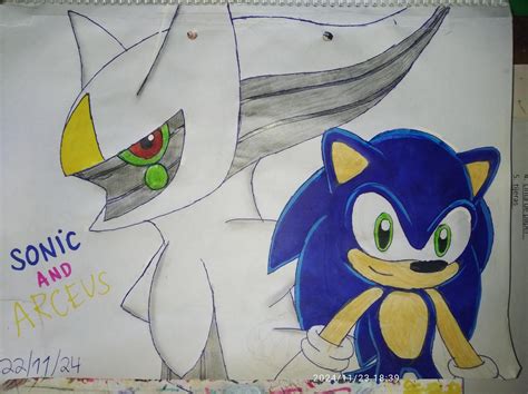 Sonic And Arceus By Anasjifjdjf On Deviantart