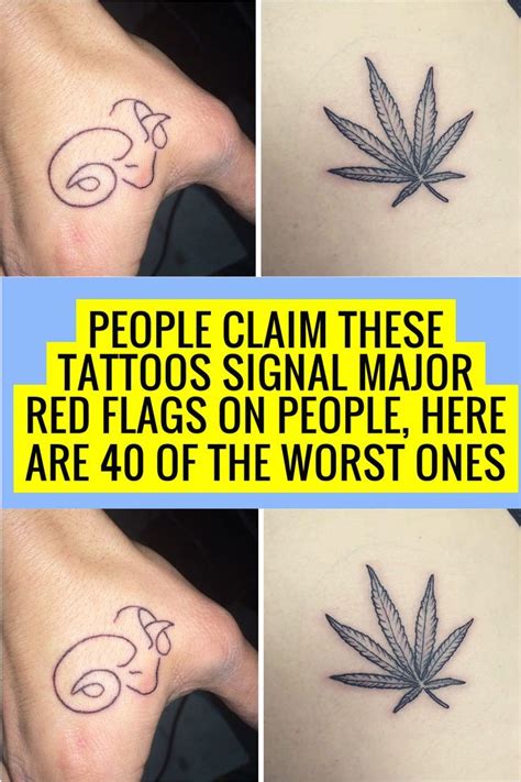 People Claim These Tattoos Signal Major Red Flags On People Here Are 40