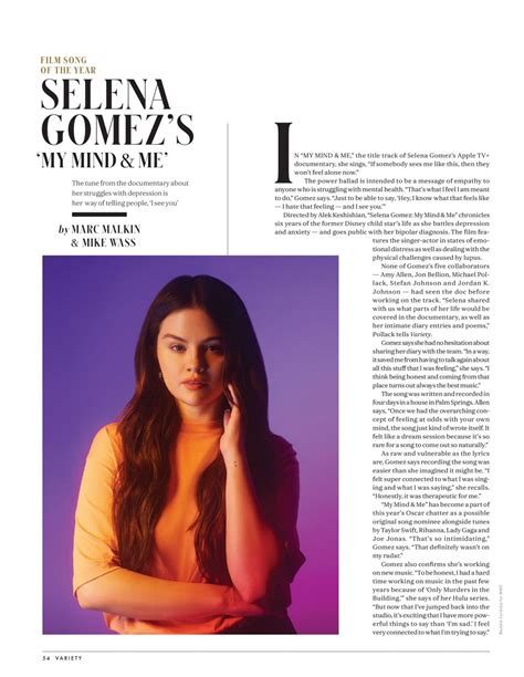 Selena Gomez Magazine Cover