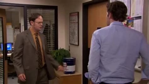 Yarn Whats This Whats The Fist The Office 2005 S07e24 Dwight K Schrute Acting