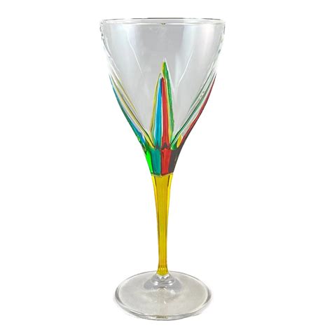 Colored Crystal Wine Glasses