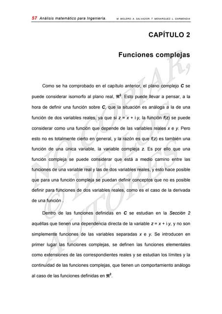 Funciones De Variable Compleja Ii Pdf
