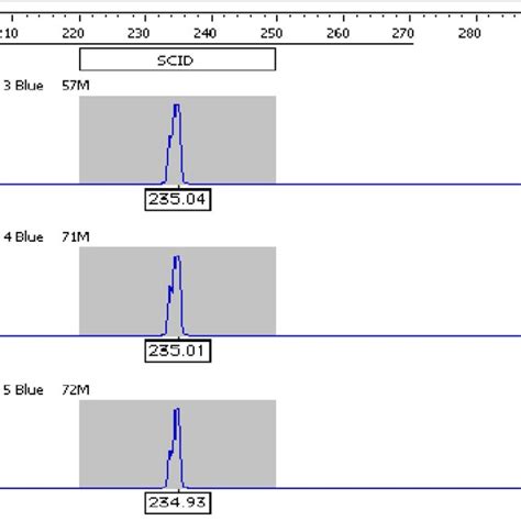 Genotyper Software Analysis Of Pcr Amplification Product For Three
