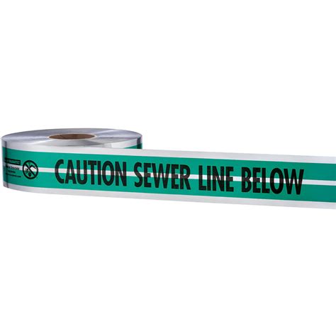 Underground Utility Marking Tape Tape Type Detectable Apwa Color