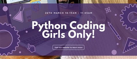 Python Programming Coding Workshop Girls Only Virtual Eventfinda