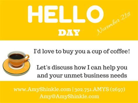 Amy Shinkle Pretty Positive Person Ill Buy The Coffee You Provide The Details