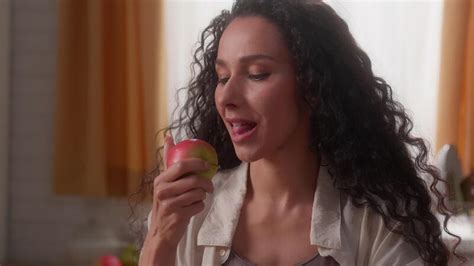 Bite Fruit Stock Video Footage For Free Download