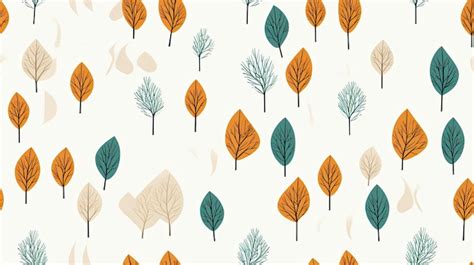 Premium Photo Patterns Created Using A Repeated Tree And Leaf Motif