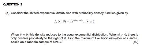 [solved] please find the maximum likelihood estimator of theta only of
