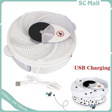 Electric Fly Trap Flies Killer Usb Charging Fly Trap Pest Device