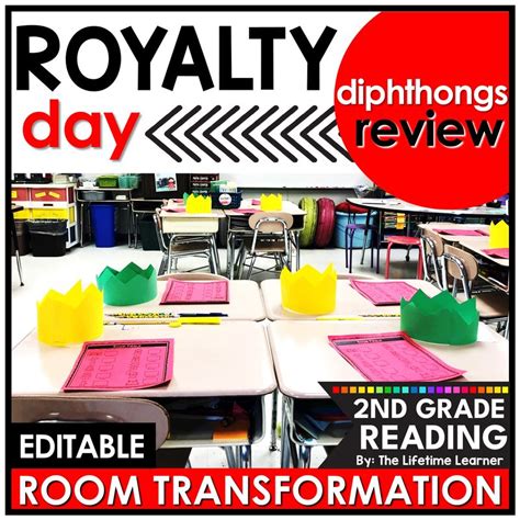 Diphthongs 2nd Grade Royal Room Transformation The Lifetime Learner