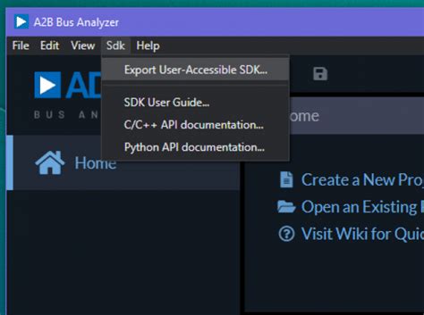 A2b Bus Analyzer Sdk User Guide Analog Devices Wiki