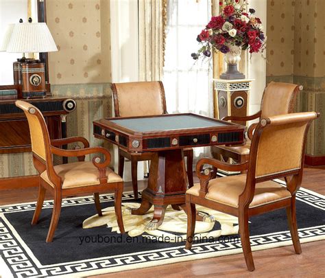 Spanish Classical Luxury Solid Wood Style Dining Table China Dining