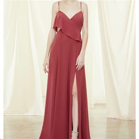 Amsale Dresses Amsale Bridesmaid Dress In Ruby Poshmark