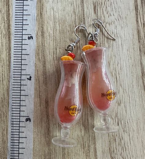 Sex On The Beach Beverage Earrings Cocktail Earrings Earrings Summer