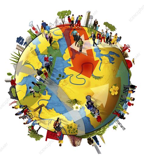 Migration Conceptual Illustration Stock Image C0578900 Science