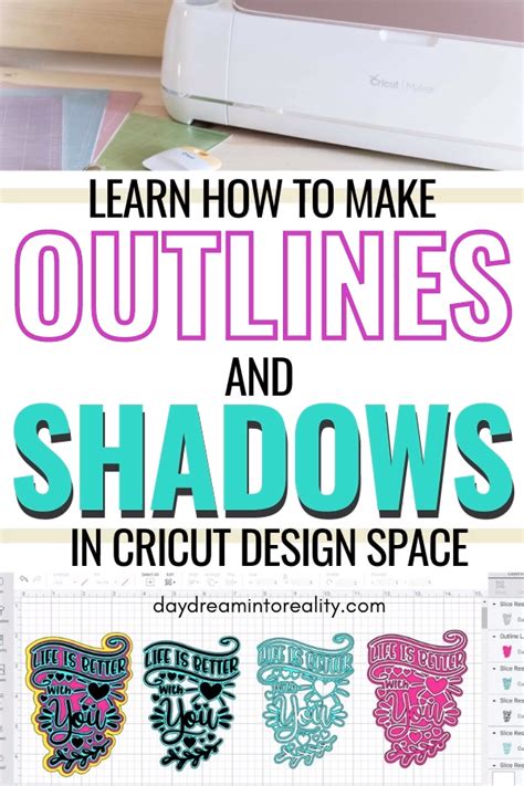 How To Make Outlines And Shadows To Use In Cricut Design Space Artofit