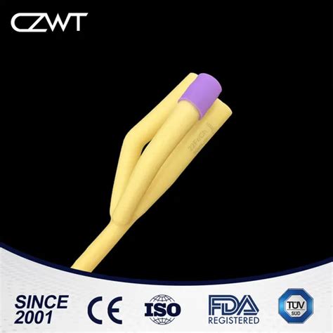 Catéter De Látex Foley Desechable Fr16 Fr28 Catéter De Látex Foley