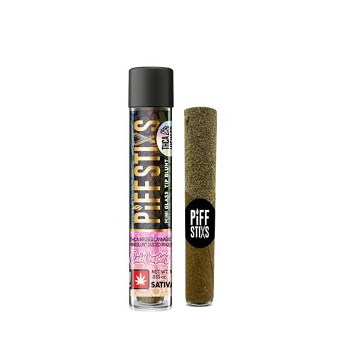 Piff Stixs 1g Tropic Thunder Thca Infused Glass Tip Mini Blunt 1g Concentrates Piff Stixs
