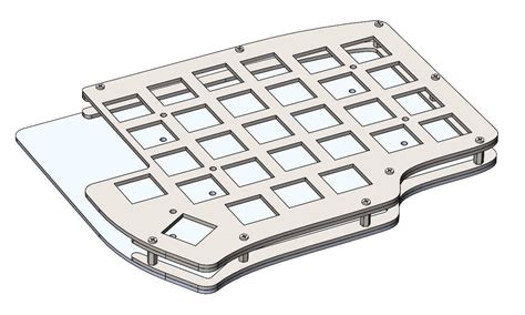 Prototype Lilly 58 Case Rergomechkeyboards