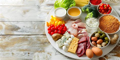 A Balanced Meal Includes Lean Proteins Whole Grains Colorful Veggies