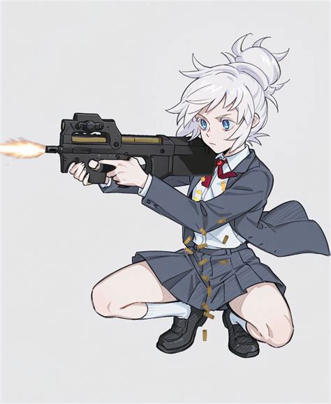 Kisaragi Shokuin Deux Murasame Henrietta Gunslinger Girl P90