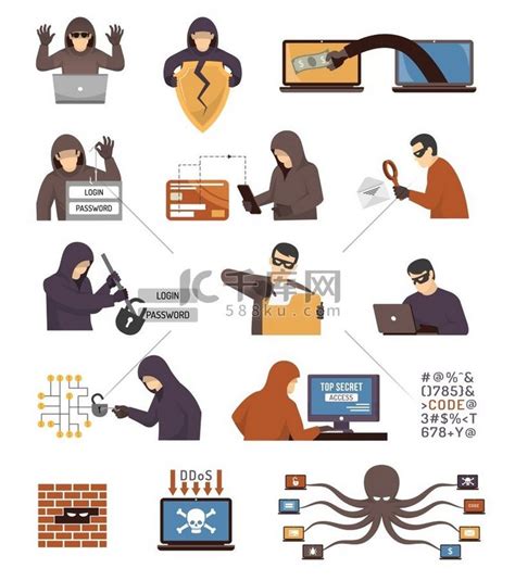 互联网安全黑客平面图标集。背景图片免费下载海报banner高清大图千库网图片编号6379417 互联网安全黑客平面图标集。背景图片免费下载海报banner高清大图千库网图片编号6379417