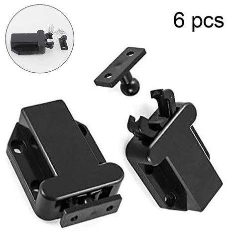 6 Piece Push Catch Spring Catch With Screws Cabinet Locks Fruugo Uk