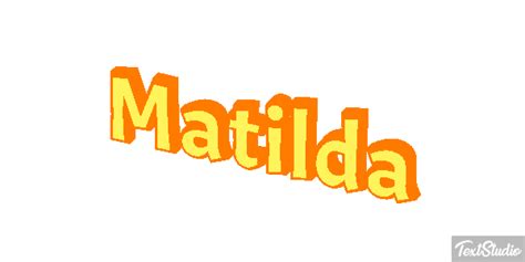 Matilda Name Animated  Logo Designs