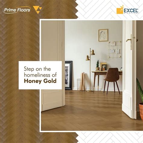 Herringbone Flooring Design Honey Gold Collection