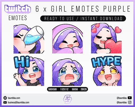 Twitch Emotes Twitch Sub Emotes Discord Emotes Text Emotes Etsy
