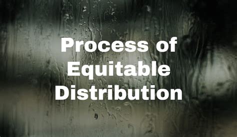 What Is Equitable Distribution Of Marital Property In A Divorce