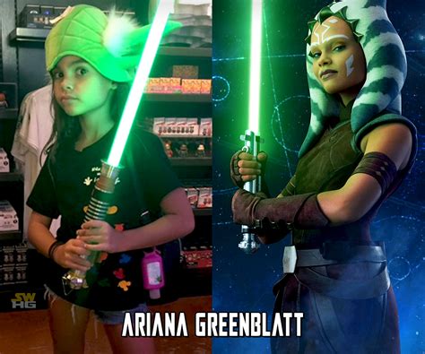 Sw Happy Ahsoka Tano Day Ariana Greenblatt As A Youngling And Later