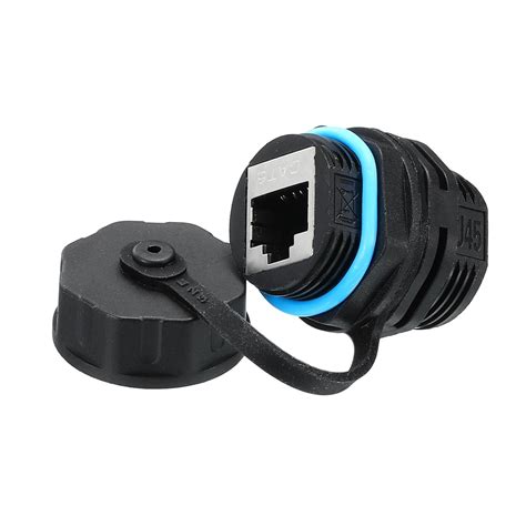 Meccanixity Rj45 Panel Mount Coupler Ip68 Shielded Industrial Panel