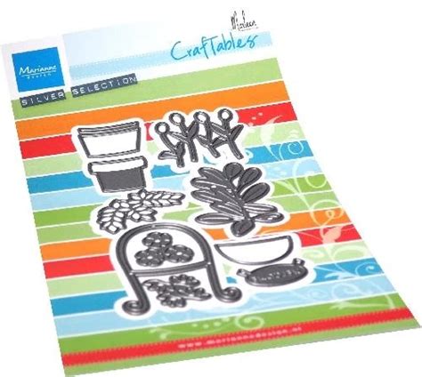 Marianne Design Craftables Die Potted Plants By Marleen