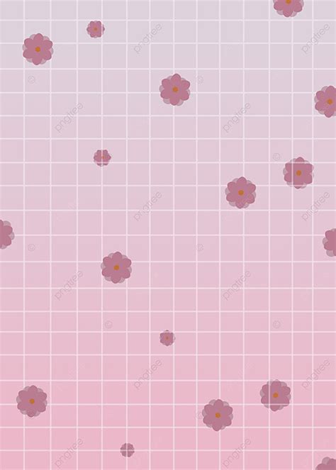 Cute Pink Background Background Flower Gridlines Background Image