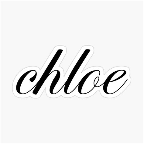 Chloe In Cursive
