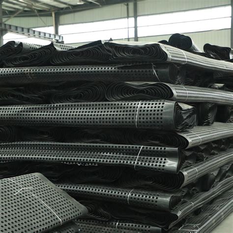 Dimpled Plastic Drain Sheet Drain Drainage Cell Pvc Roof Drain For Road