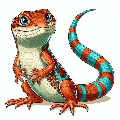Lizard Vector Cartoon Illustration Premium Ai Generated Vector