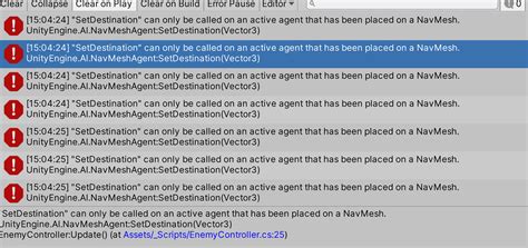 Setdestination Can Only Be Called On An Active Agent That Is On A Navmesh Ambiz Education