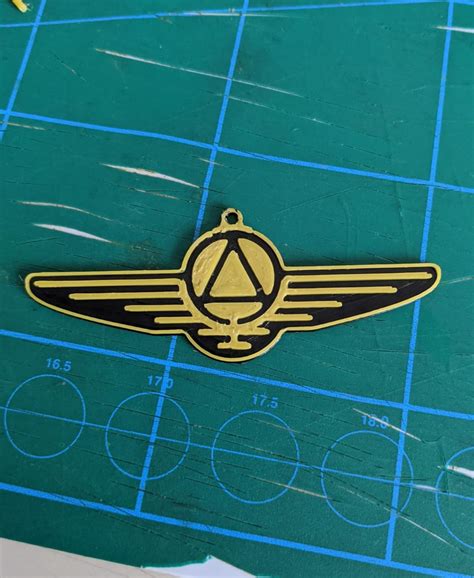 Red Rising Gold Sigil Big 2mm Positiv 3d Model By Lou Wade On Thangs