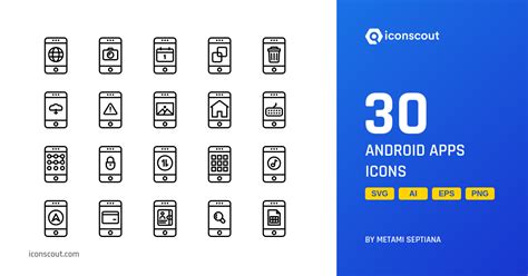 Android Apps Icon Pack 30 Free Download Science And Technology Icons