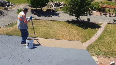 Coating Over Shingles Old Roof Repair Youtube