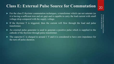Power Electronics Thyristor Commutation Pdf