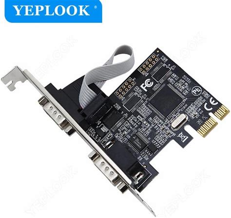 pcie to dual serial port pci e to 2 ports rs232 db9 expansion card