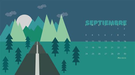 Fondo De Pantalla Calendario De Septiembre Escuela