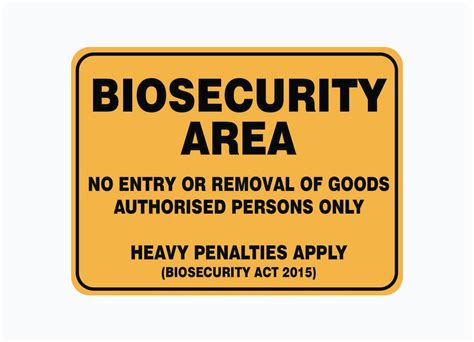 Biosecurity Signs