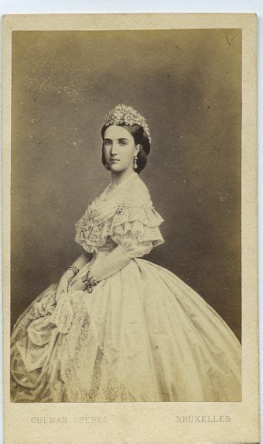Cdv Photo Princess Charlotte Of Belgium Empress Of Mexico C1860 S
