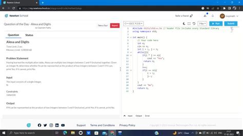 Gopinath Padhy On Linkedin Newtonschooldiscord 51daysofcode