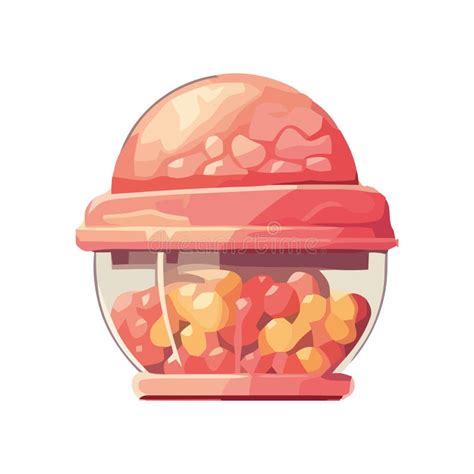 Cute Vector Illustration Of Gourmet Candy Ball Stock Vector Illustration Of Ball Sweet 290086465